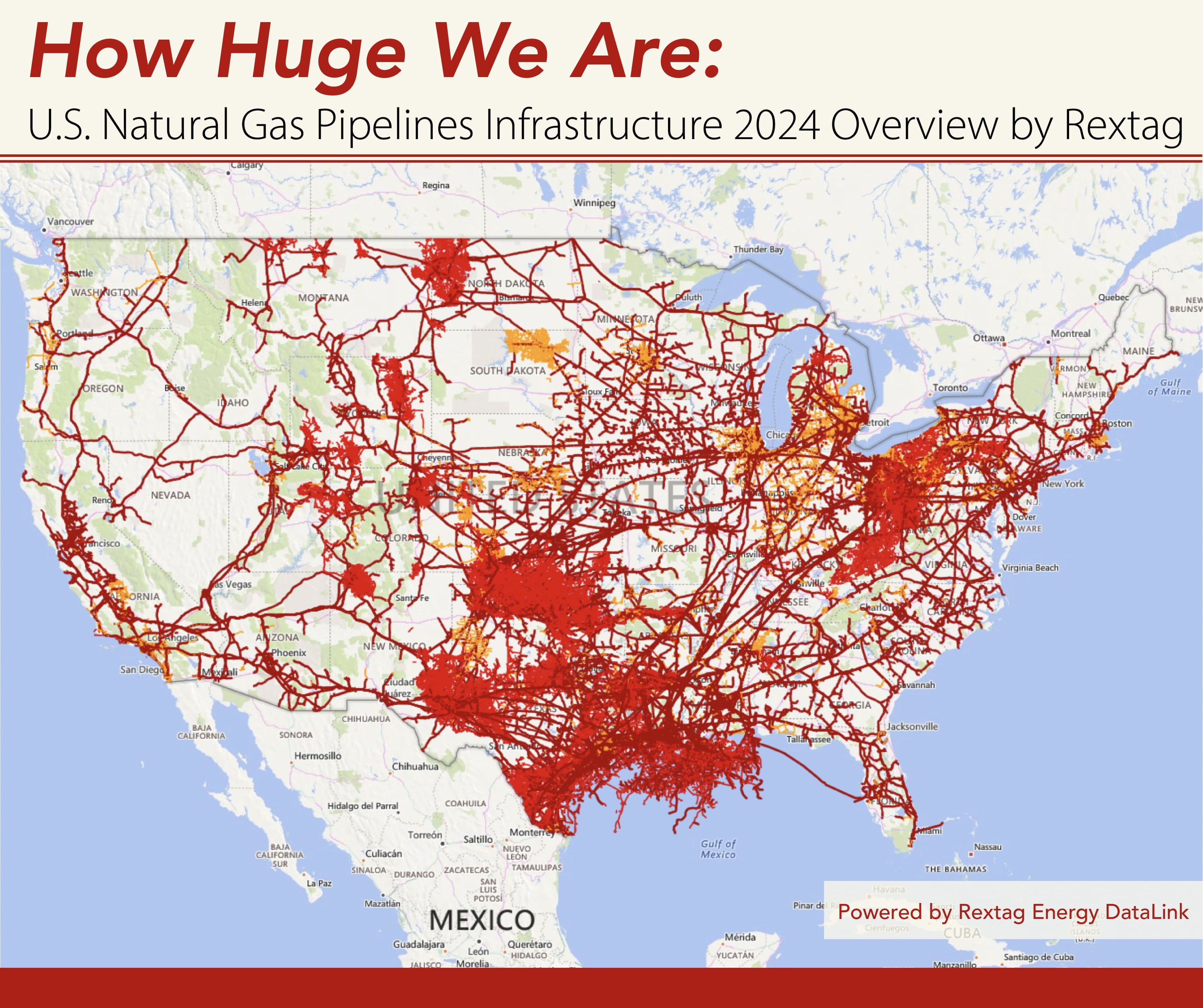 How Huge We Are: U.S. Natural Gas Pipelines Infrastructure 2024 Overvi – Rextag Corporation