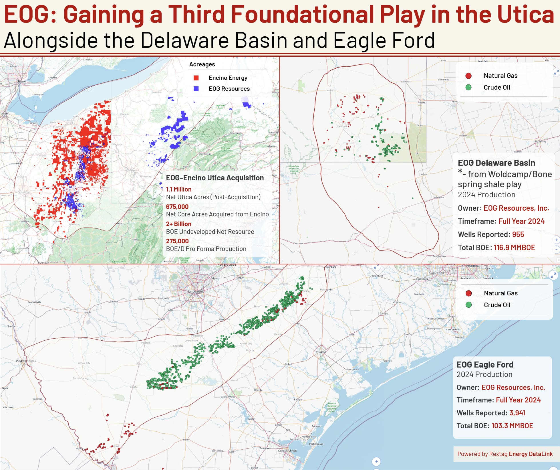 EOG Resources Acquires Encino for $5.6B, Expands Premier Utica Shale P – Rextag Corporation