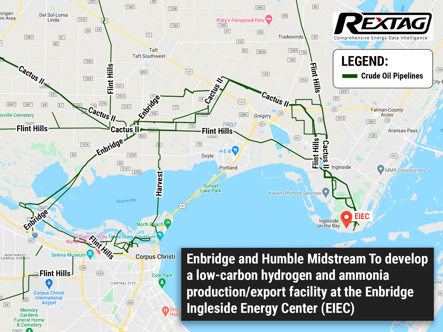 Crude Pipelines Infrastructure Developing at Enbridge Ingleside Energy ...