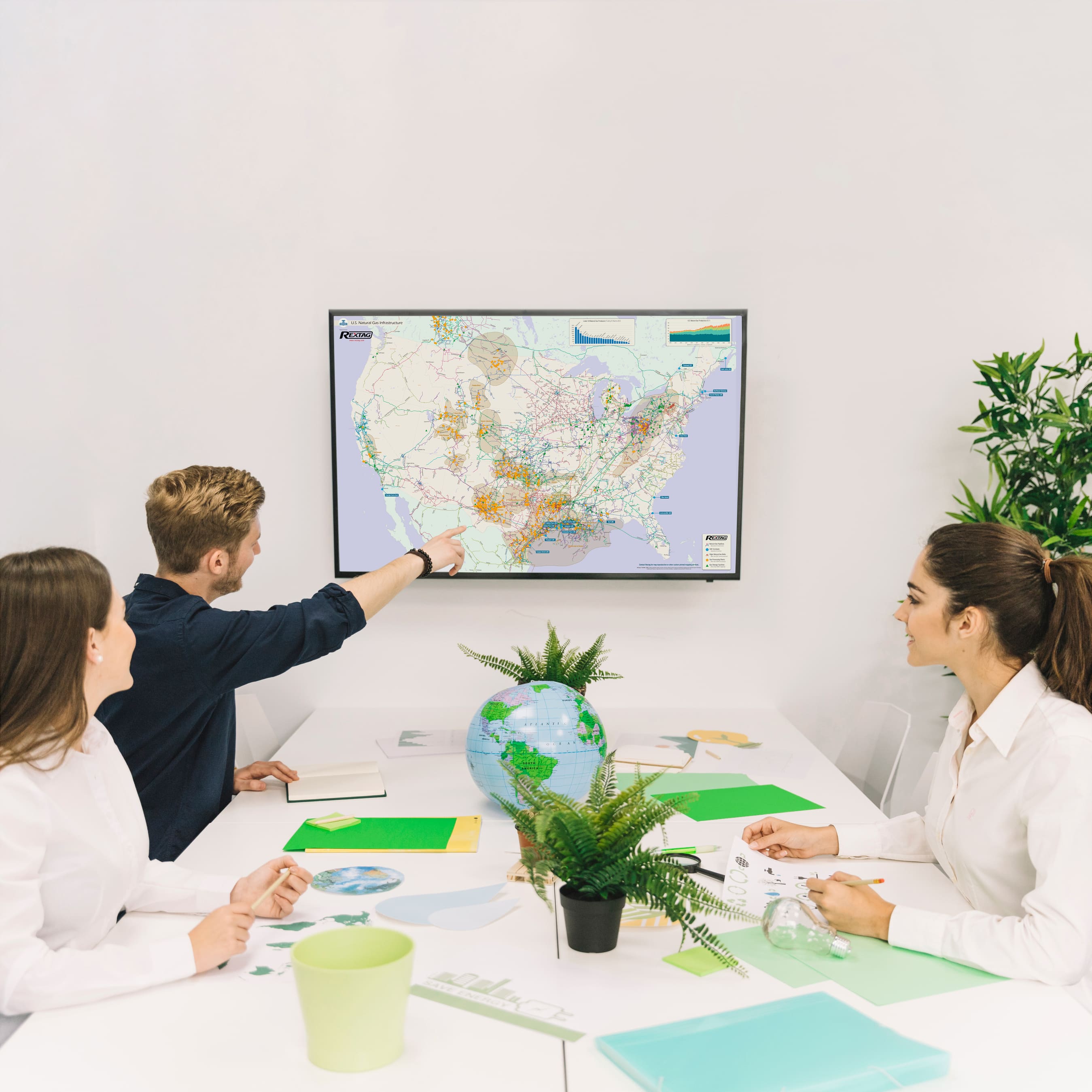 U.S. Natural Gas Infrastructure Wall Map | Rextag – Rextag Corporation