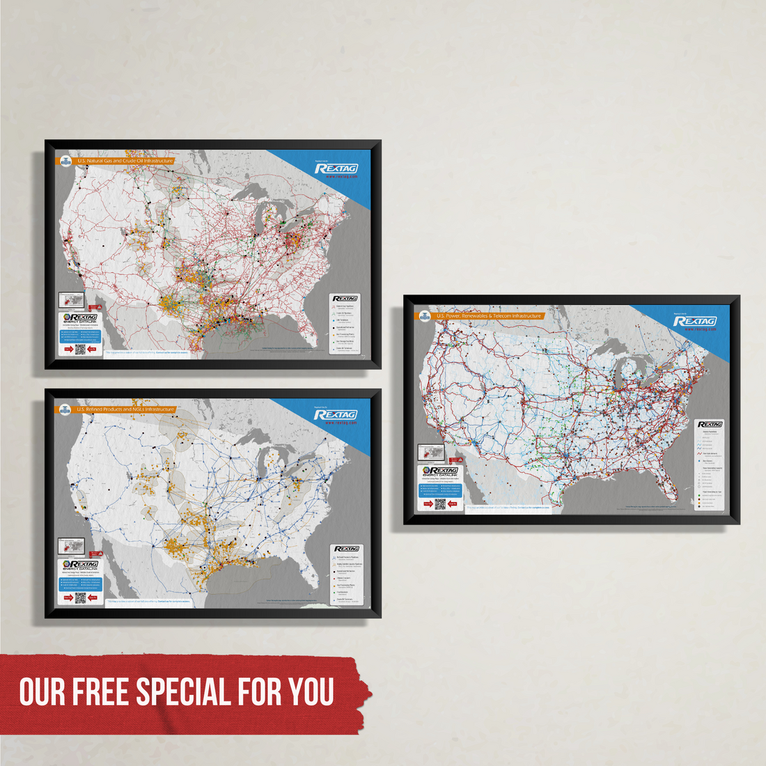 Special Free Offer: Energy Wall Map Set – Rextag Corporation