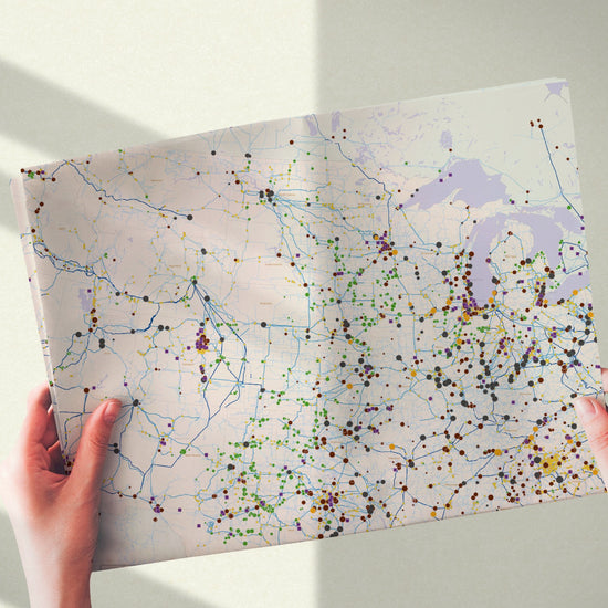 U.S. Power Wall Map – Rextag Corporation